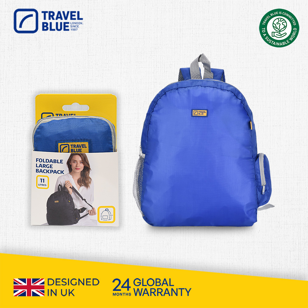 Foldable 摺疊背包 (11L) 藍色 - PChome 24h購物