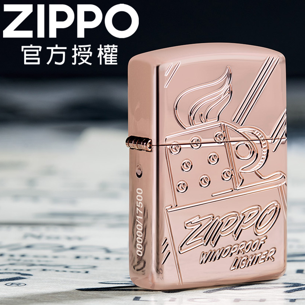 ZIPPO SCRIPT COLLECTIBLE 玫瑰金書寫體收藏(加厚)防風打火機 - PChome 24h購物