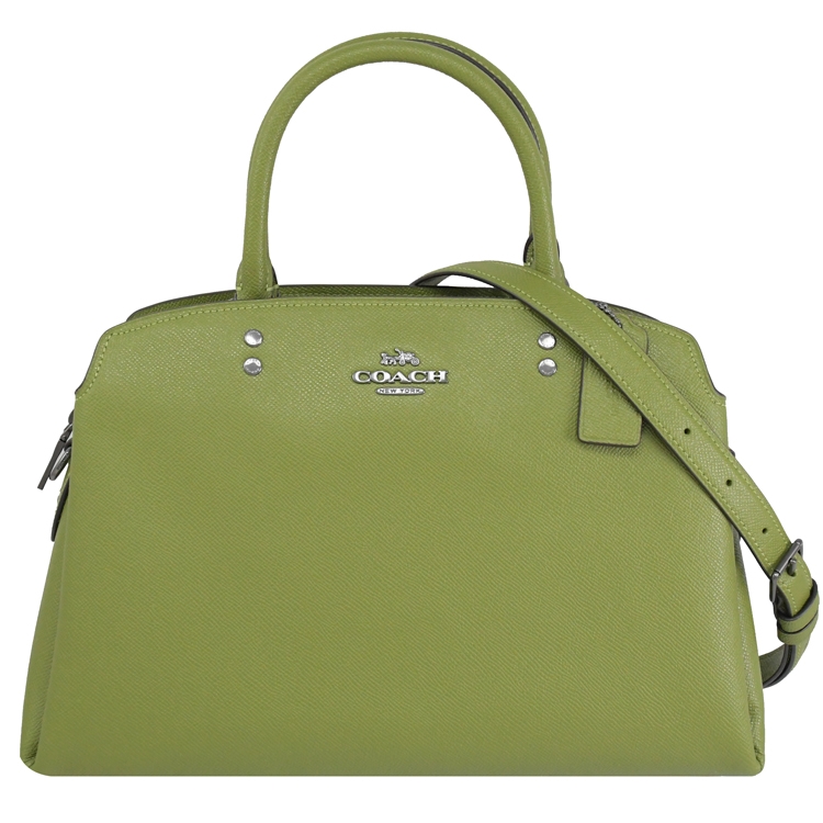 COACH 91493 馬車LOGO防刮三層兩用包.橄欖綠 - PChome 24h購物