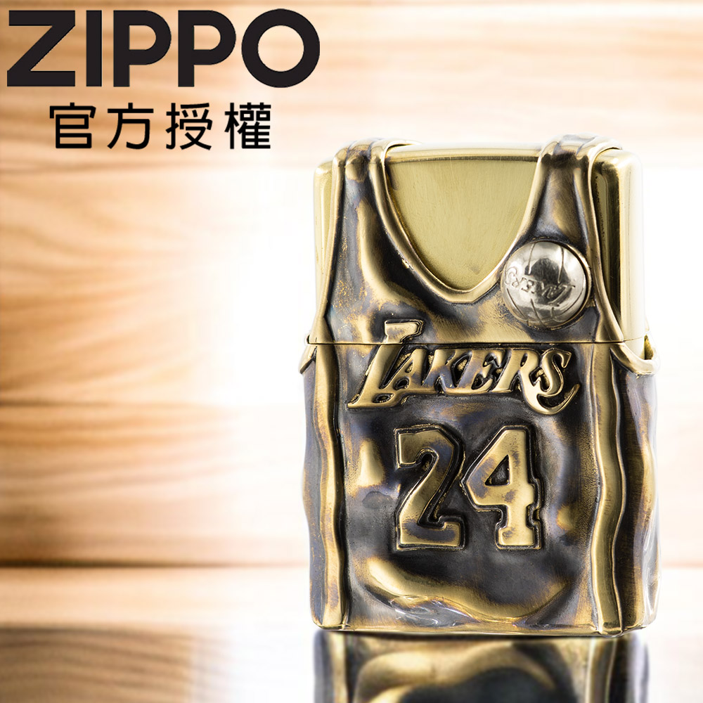 ZIPPO Kobe Bryant Lakers Jersey (Antique Copper) 柯比•布萊恩湖人戰衣(仿古銅)防風打火機 ...