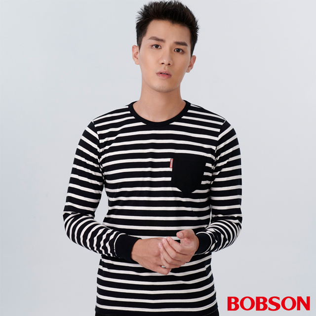 BOBSON 男款條紋上衣(38017-88) - PChome 24h購物