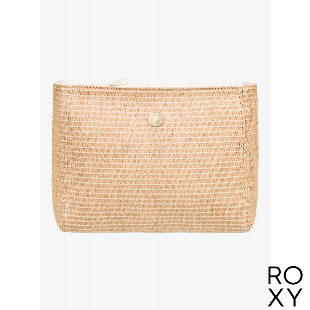 【ROXY】ISLAND KEY POUCH 草編收納包 米黃 - PChome 24h購物