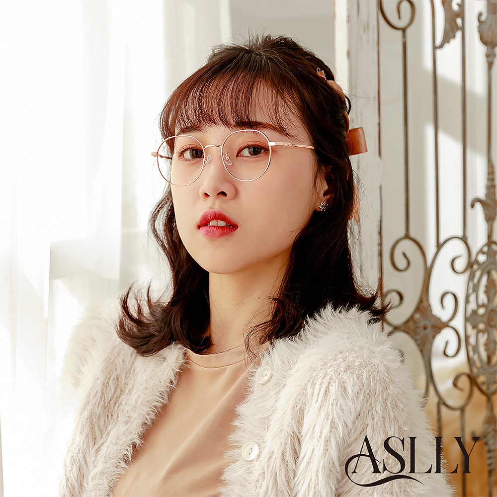 【ASLLY】玫瑰金邊濾藍光眼鏡 - PChome 24h購物
