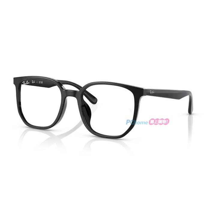 【RayBan】雷朋 光學鏡框 RX5411D 2000 54mm 多邊造型 橢圓框眼鏡 黑框 膠框眼鏡 - PChome 24h購物