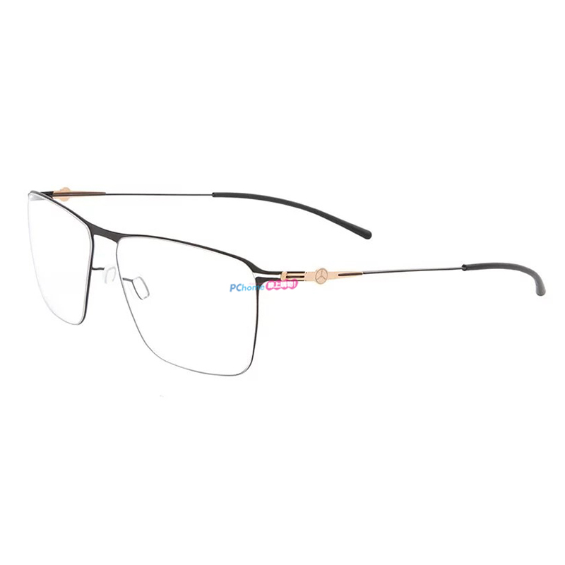 【ic! berlin】Mercedes-Benz賓士聯名款 薄鋼 無螺絲 光學鏡框 MB08 BLACK 大方框眼鏡 黑色 - PChome ...