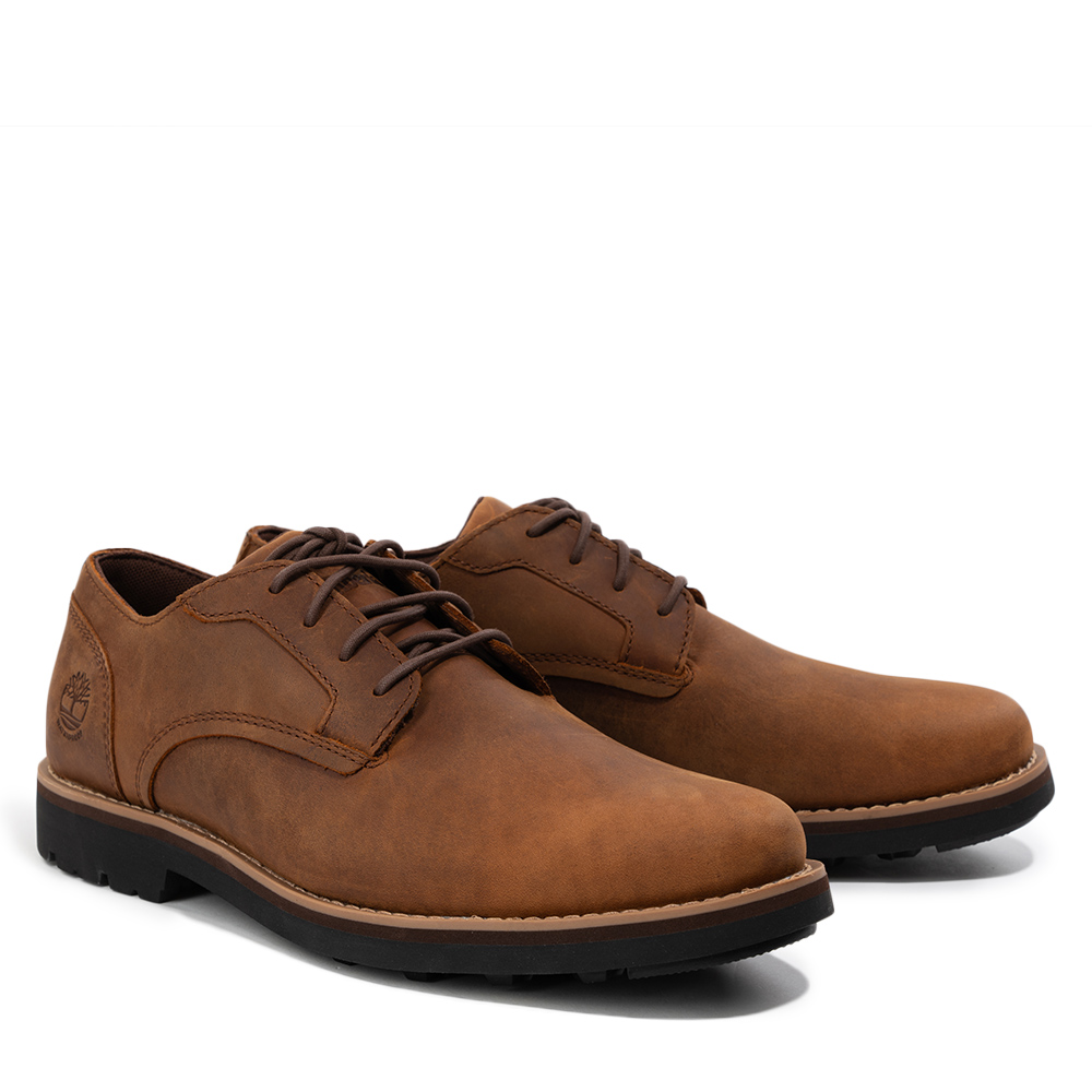 Timberland 男款銹褐色全粒面皮革Crestfield防水牛津鞋|A5V11F13 - PChome 24h購物