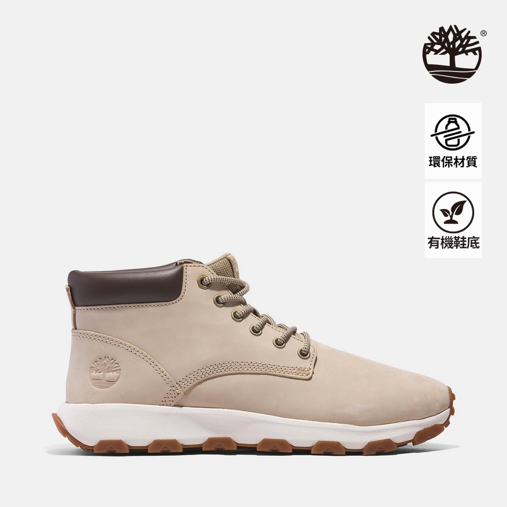Timberland 男款淺米色中筒休閒鞋|A67AWEN7 - PChome 24h購物