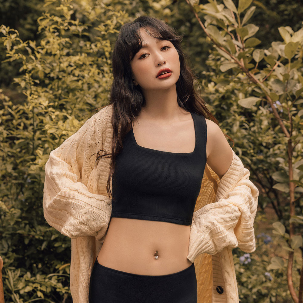 瑪登瑪朵 S-Select 方領BraTop M-XL(黑) - PChome 24h購物