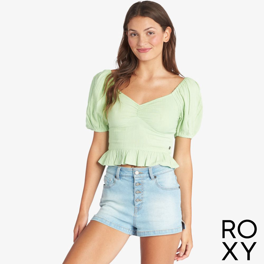 【ROXY】LIFE MIRAGE 上衣 淺綠 - PChome 24h購物
