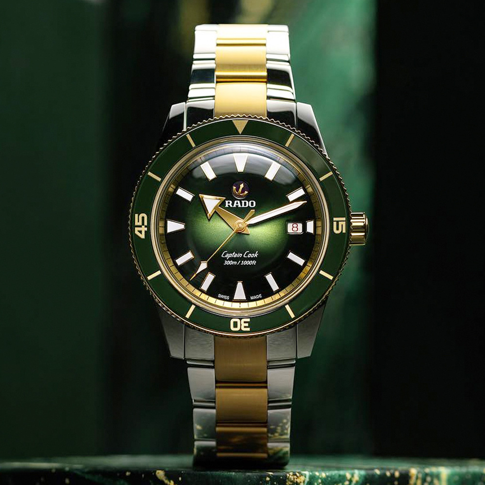 RADO 雷達 庫克船長 高科技陶瓷300米潛水機械錶-42mm R32138303 - PChome 24h購物