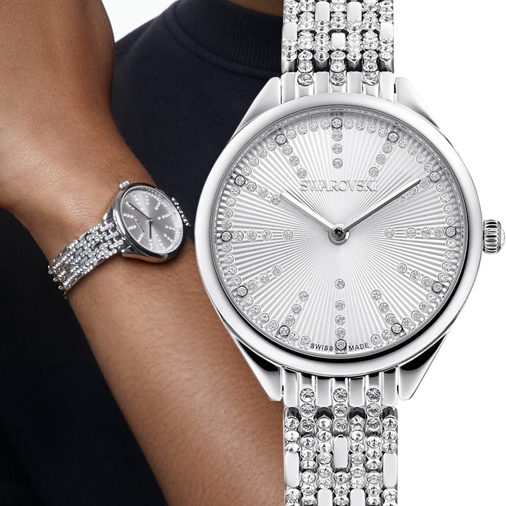 SWAROVSKI 施華洛世奇 Attract 璀璨魅力時尚腕錶-5610490 - PChome 24h購物