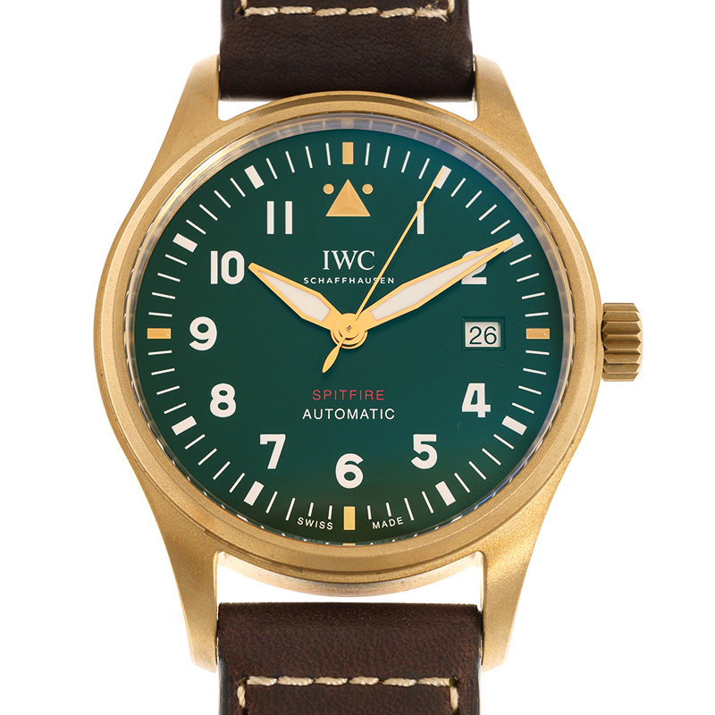 IWC 萬國錶 噴火戰機飛行員皮帶款(IW326806)x青銅x39mm - PChome 24h購物