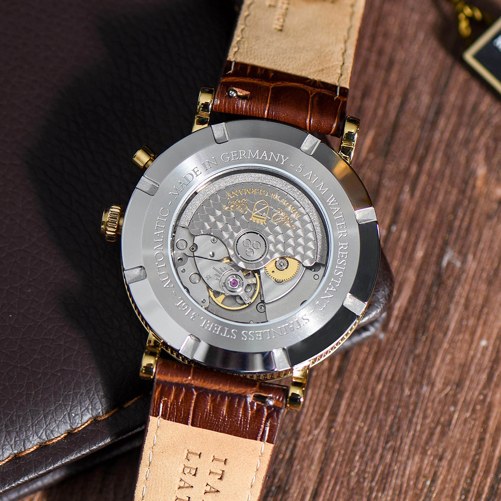 【沃德弗WALDHOFF】MW-03-C 多動能旗艦黃金帝國 Multimatic Imperial Gold 42.5mm 自動上鍊 ...