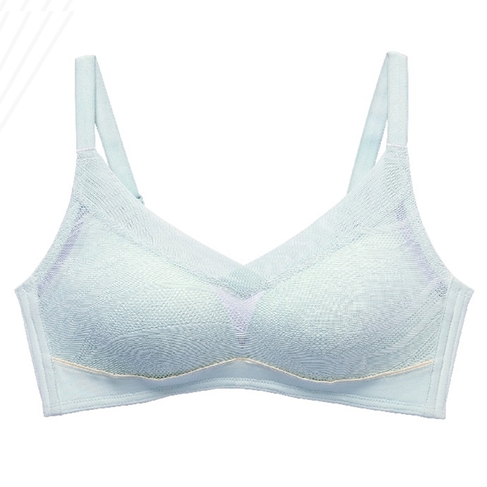 華歌爾-專利3D立體無鋼圈 B:4L/ D:M-3L輕運動胸罩(活力藍)-NBB202C5 - PChome 24h購物