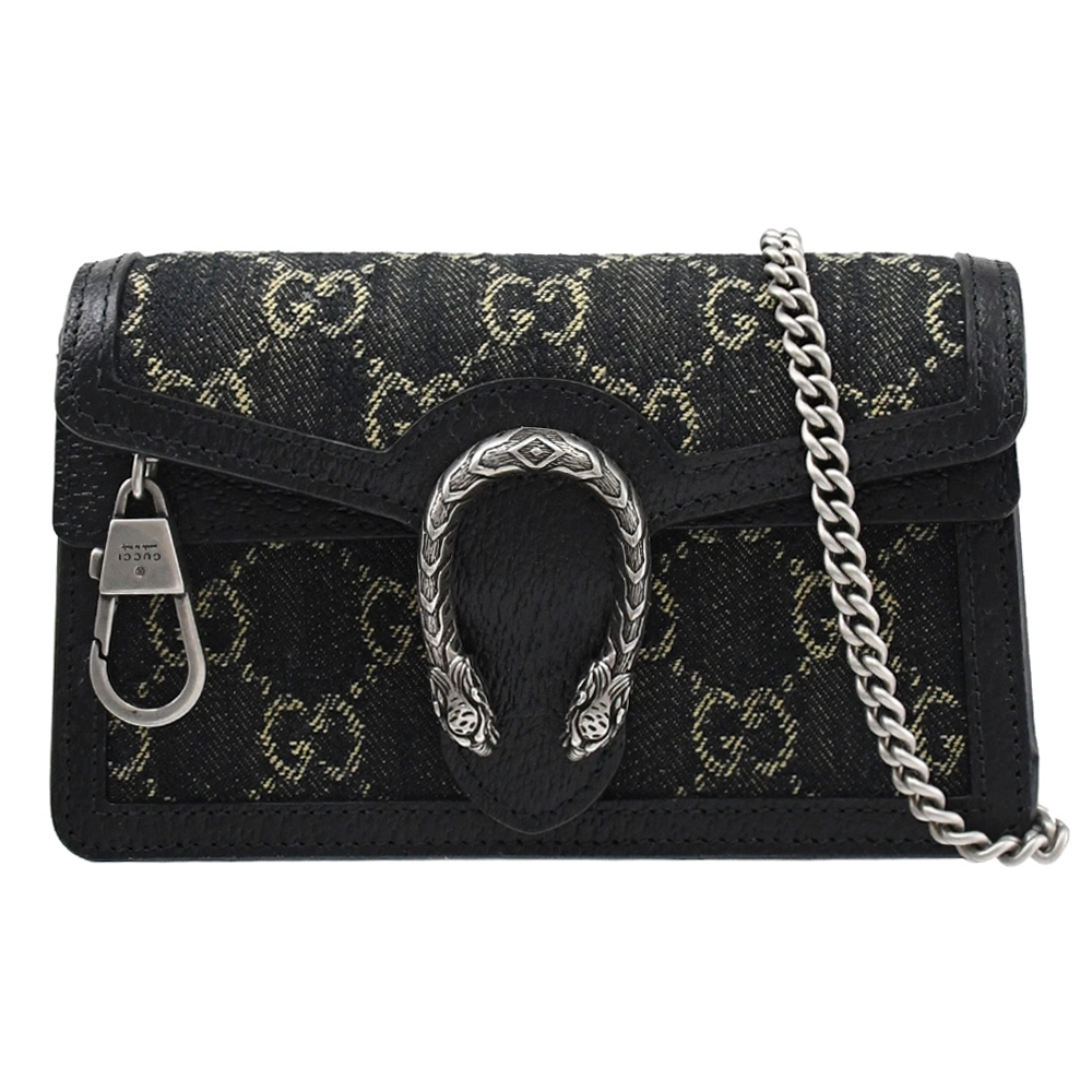 GUCCI 476432 Dionysus經典虎頭釦飾肩斜背酒神包.黑邊 - PChome 24h購物