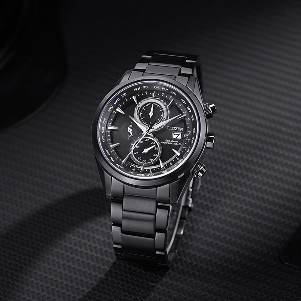 空中之鷹光動能全球電波時計腕錶 AT8265-81E - PChome 24h購物