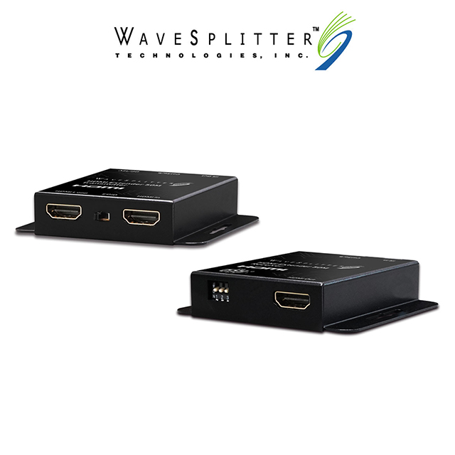 WAVESPLITTER 威世波 HDMI 1080P PoC & IR 單一網路線延長器-帶近端輸出 50m (WST-PEX004 ...