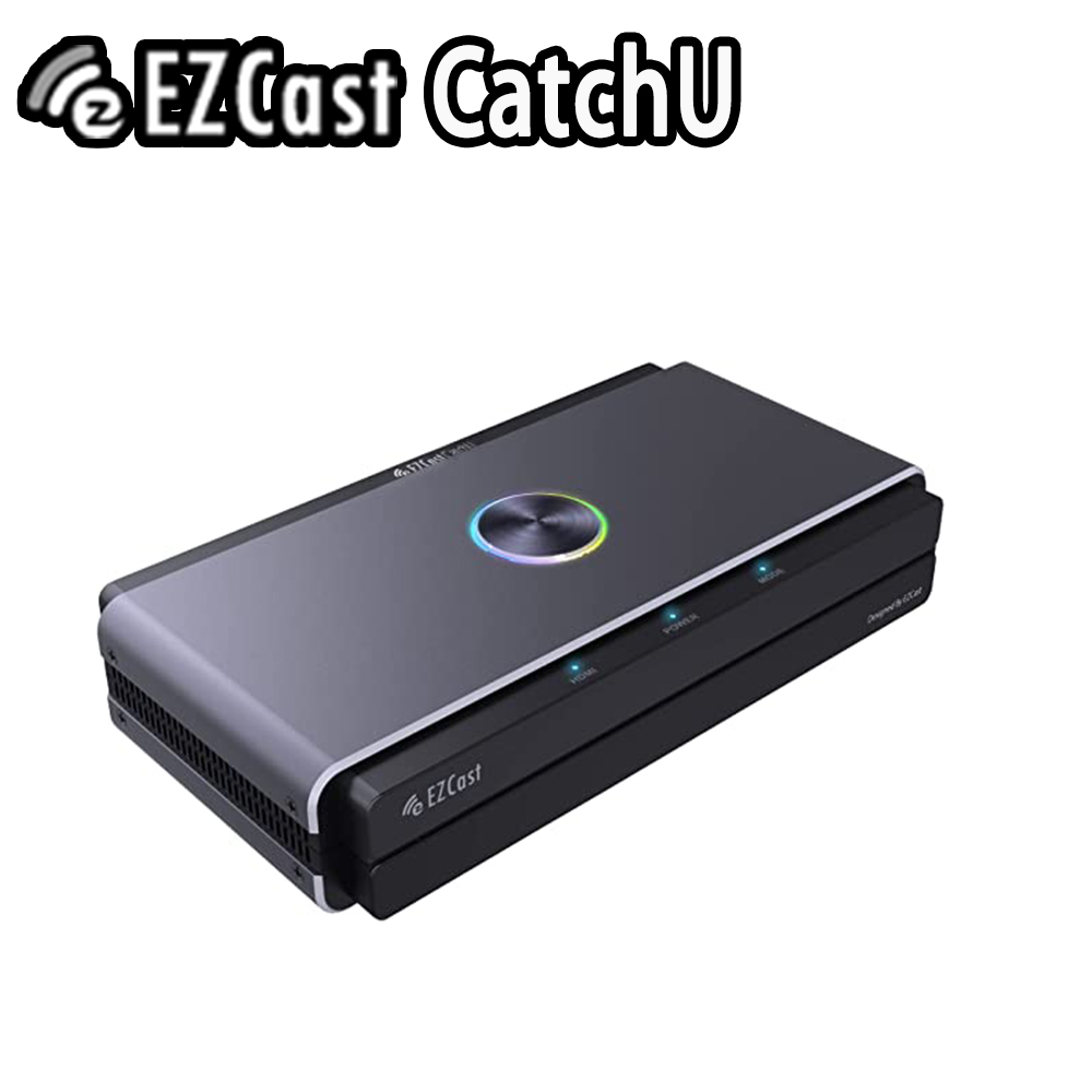 一鍵錄製【EZcast】CatchU ULTRA 4K HDR直播實況擷取盒/遊戲影音擷取器擷取卡，PS5.PS4.Switch.Android手機.iPhone手機.輕鬆直播錄製 ...