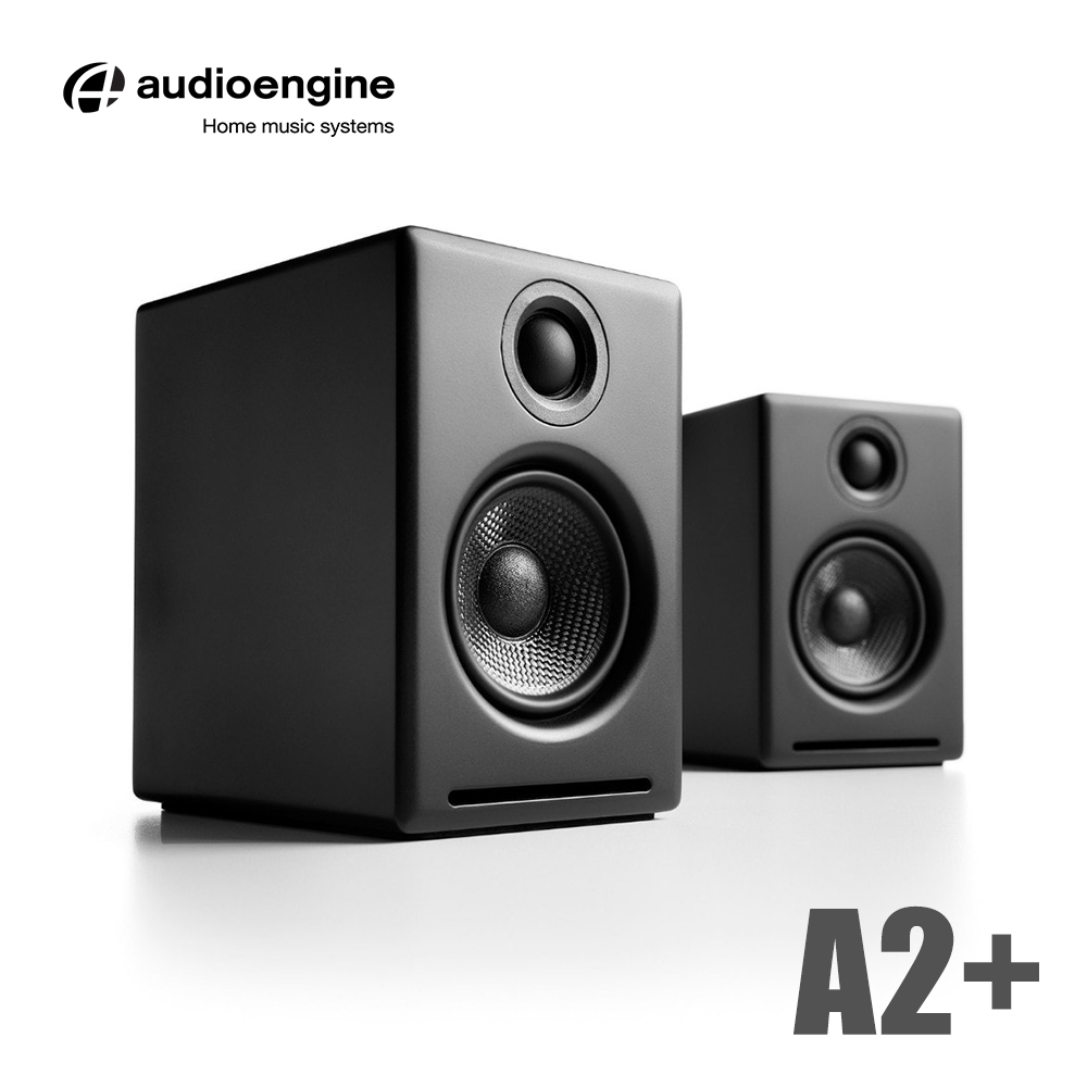 Audioengine A2+ wireless主動式立體聲藍牙書架喇叭-黑 - PChome 24h購物