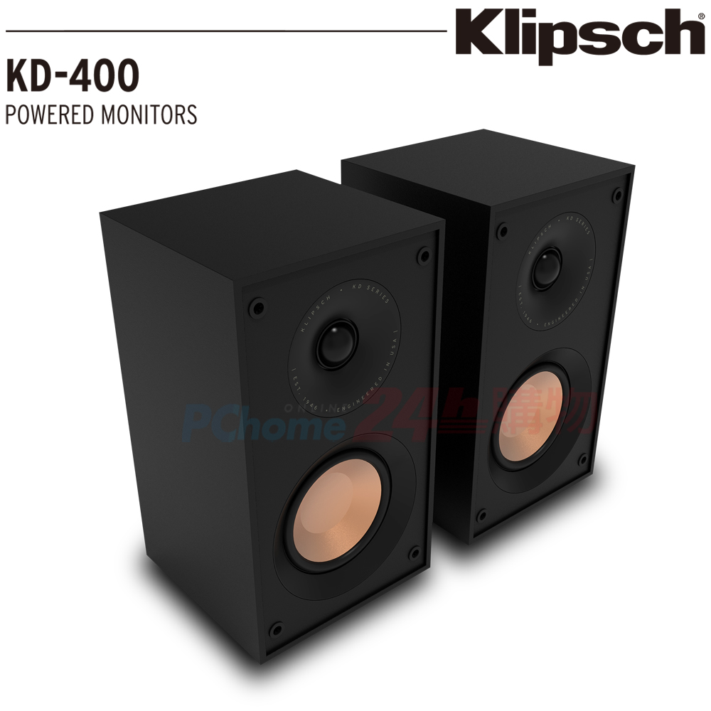 美國 Klipsch KD-400 主動式喇叭 釪環公司貨 - PChome 24h購物
