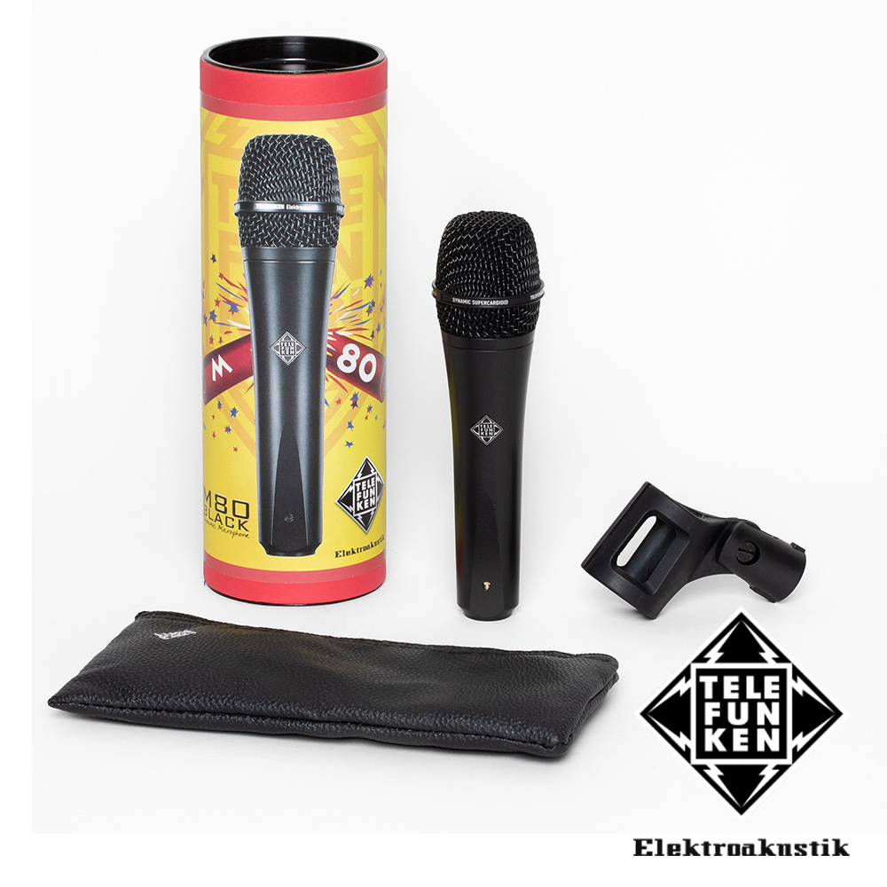 TELEFUNKEN M80 BLACK 動圈式麥克風 公司貨 黑 - PChome 24h購物
