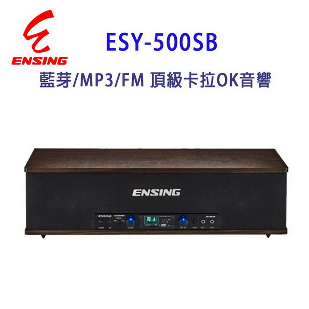 【ENSING】燕聲 ENSING ESY-500SB 藍芽/MP3/FM 頂級卡拉OK音響/擴音機/喇叭 - PChome 24h購物