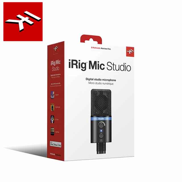 IK Multimedia iRig Mic Studio Black 專業電容麥克風 黑色 - PChome 24h購物