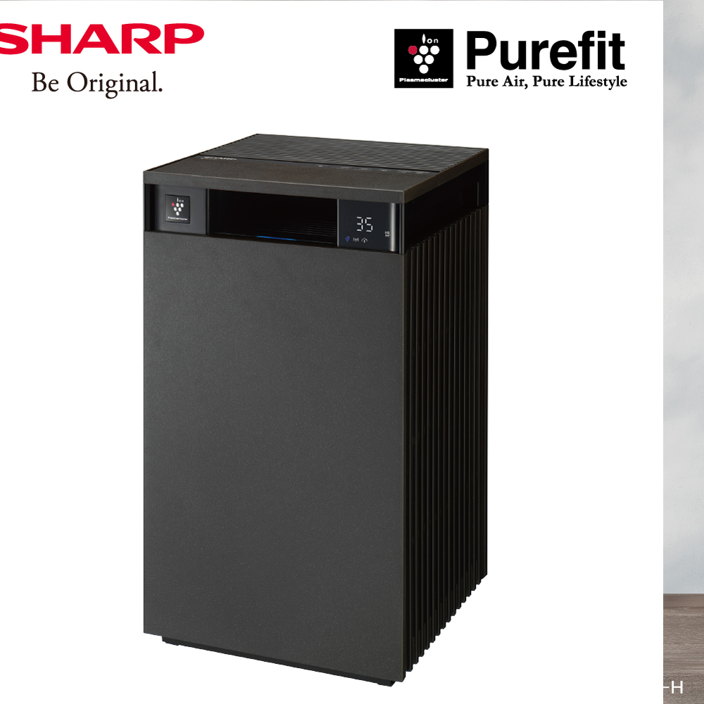 SHARP夏普 Purefit AIoT空氣美學機空氣清淨機 FP-S90T-(檀木黑) - PChome 24h購物