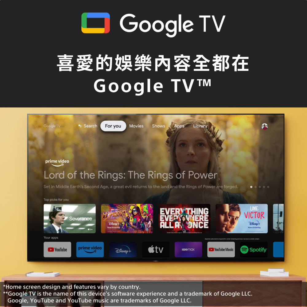 Sony BRAVIA 32型 HDR LED Google TV電視 KD-32W830L - PChome 24h購物