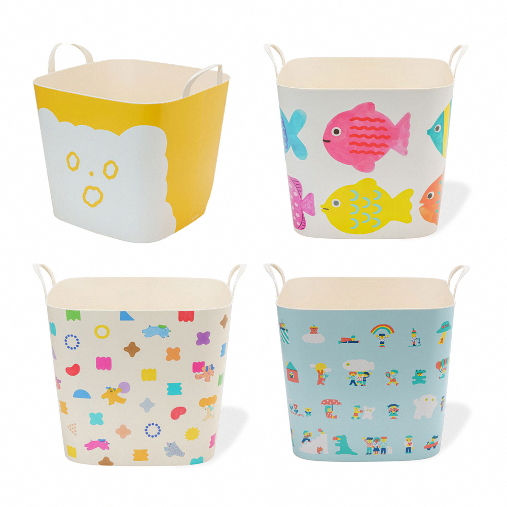 日本 Stacksto X AIUEO聯名花漾籃/M/25L - PChome 24h購物