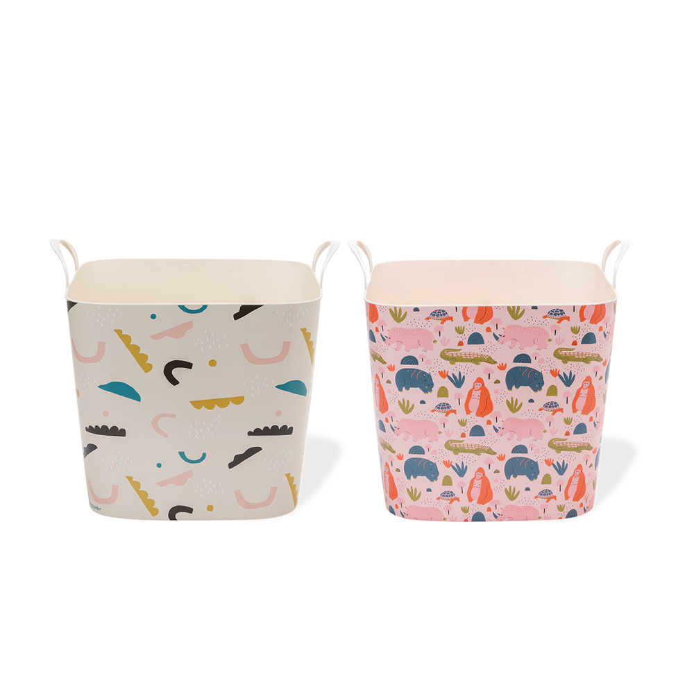 日本 Stacksto X Jennifer Bouron聯名花漾籃/M/25L - PChome 24h購物