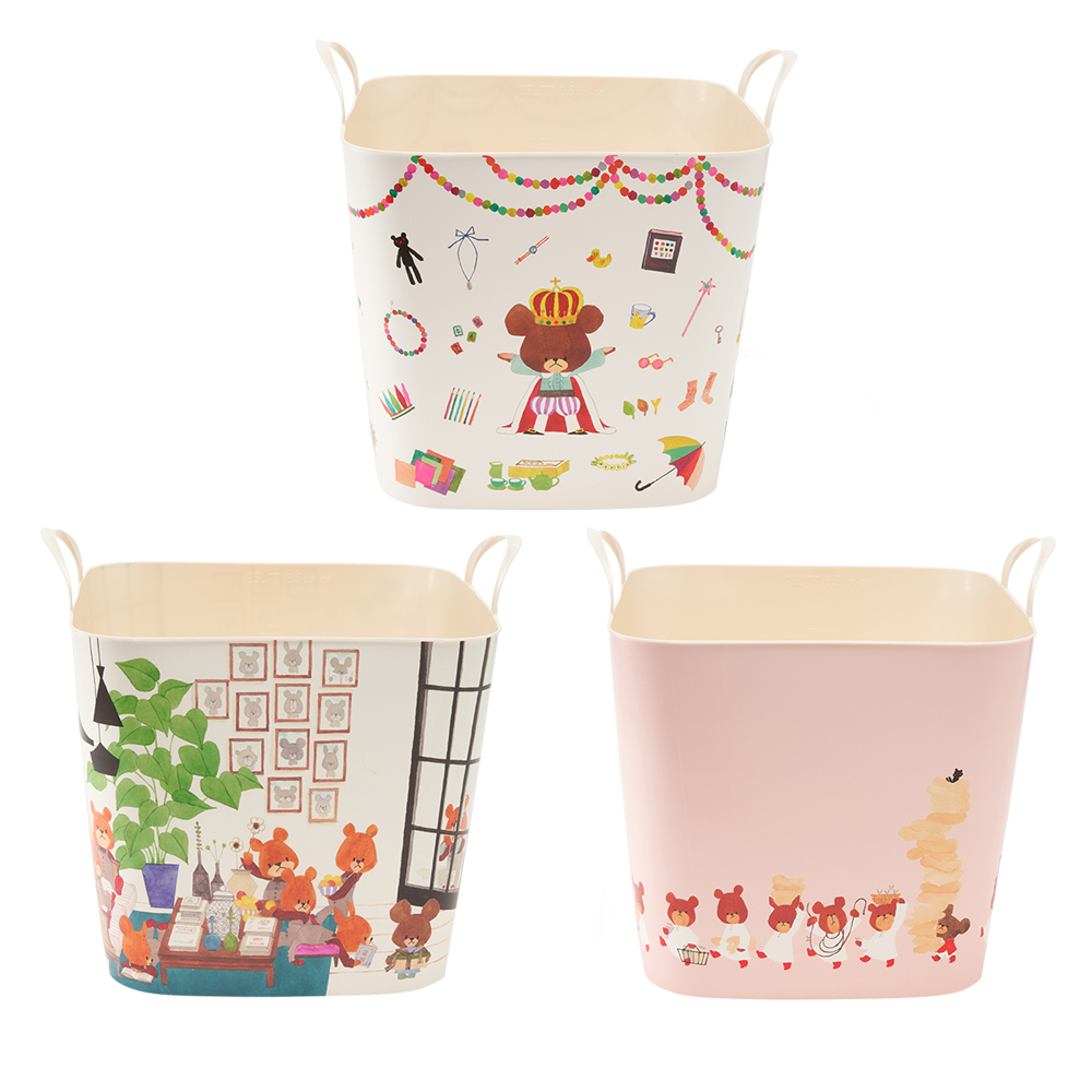 日本 Stacksto X 小熊學校聯名花漾籃/M/25L - PChome 24h購物