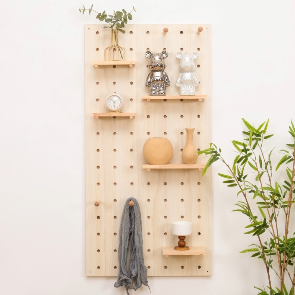 【AOTTO】北風DIY實木掛勾洞洞板-特大 - PChome 24h購物