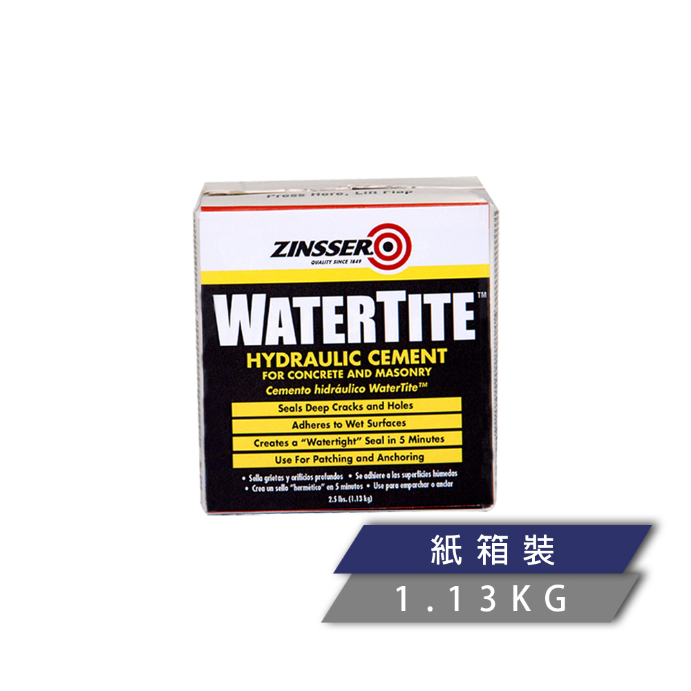 RUST-OLEUM 樂立恩 金瑟水淘汰 WATERTITE 抗負壓快速堵漏水泥 5074 (1.13kg) - PChome 24h購物