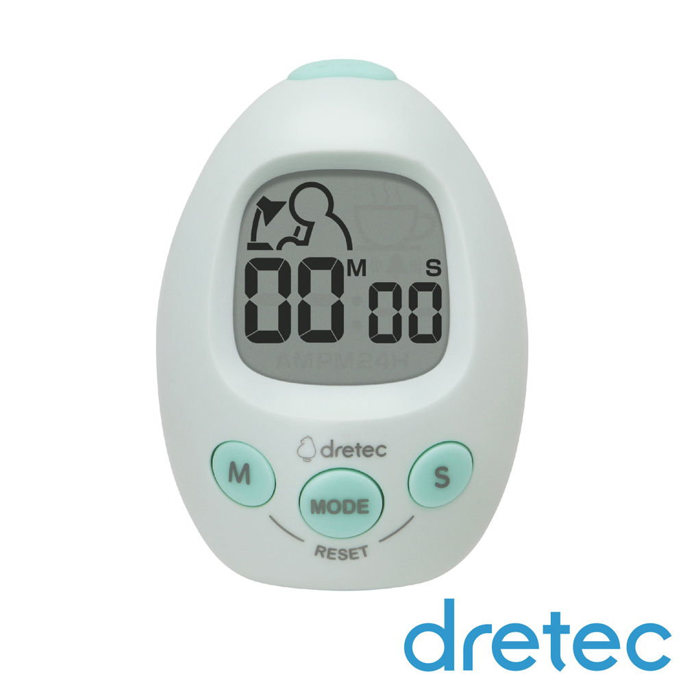 【日本dretec】雞蛋型時間管理學習計時器-綠 - PChome 24h購物
