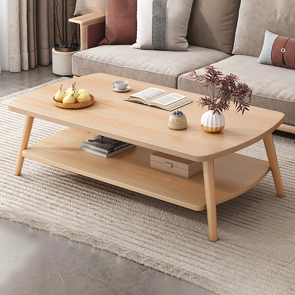 優品星球 升級15MM 雙層茶几 S192(咖啡桌 客廳桌 桌子 茶几 置物桌 和室桌) - PChome 24h購物