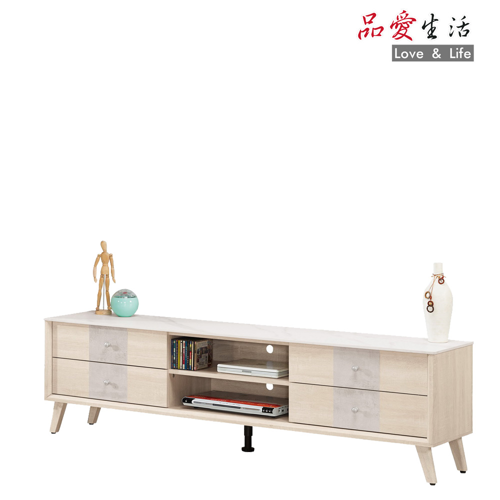 【品愛生活】卡蜜拉6尺岩板電視櫃 - PChome 24h購物