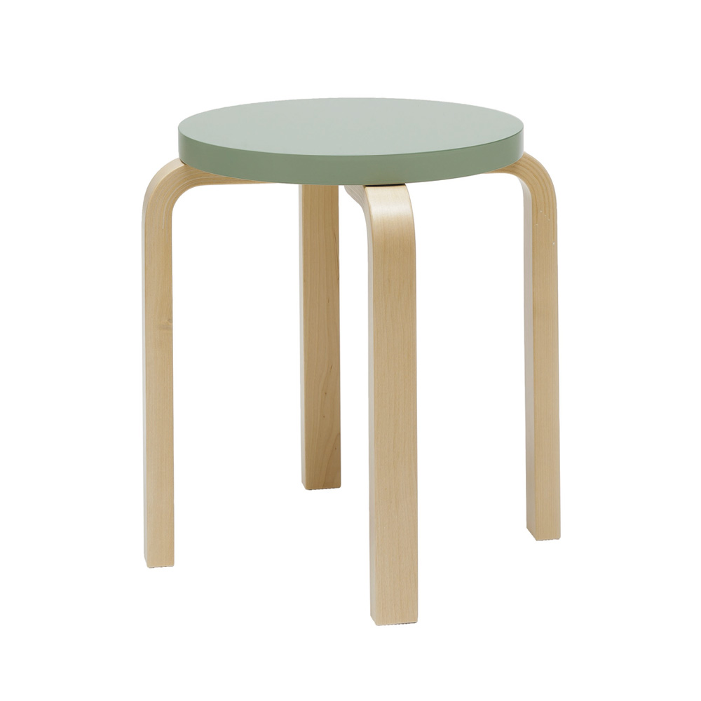 【北歐櫥窗】Artek Stool E60 Paimio 四腳圓凳（綠湖） - PChome 24h購物