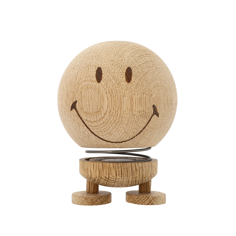 【北歐櫥窗】Hoptimist Smiley 歡樂 彈簧橡木公仔（中、微笑） - PChome 24h購物
