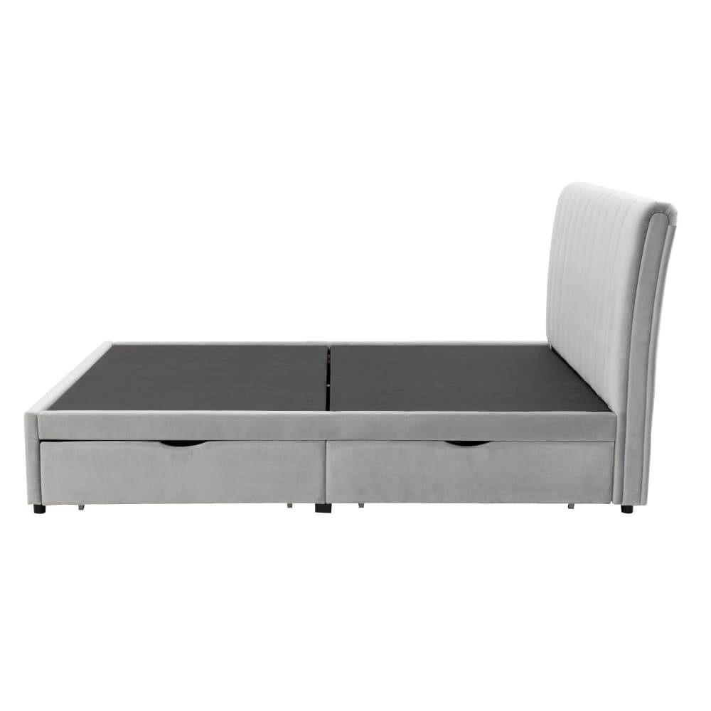 【NITORI 宜得利家居】 雙人床座 床架 附抽屜JOIE BOX GY - PChome 24h購物