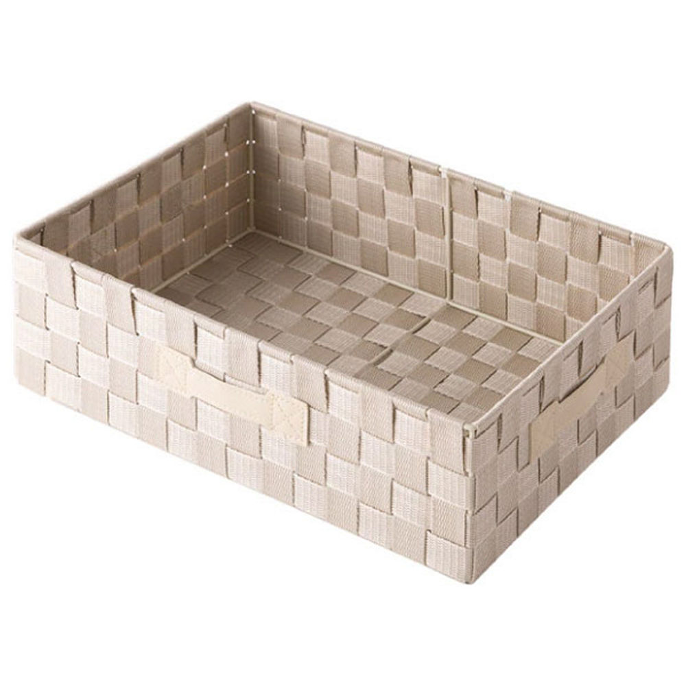 【NITORI 宜得利家居】收納籃 TICS2 橫式半格型 BE - PChome 24h購物