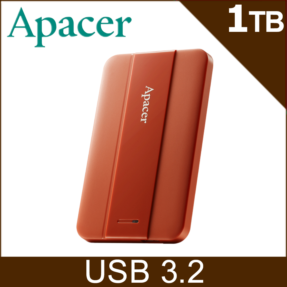 Apacer 宇瞻 AC237 1TB 2.5吋行動硬碟-紅 - PChome 24h購物
