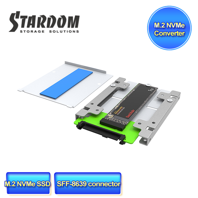 STARDOM UBOX mini M.2 NVME SSD to U.2 Converter - PChome 24h購物