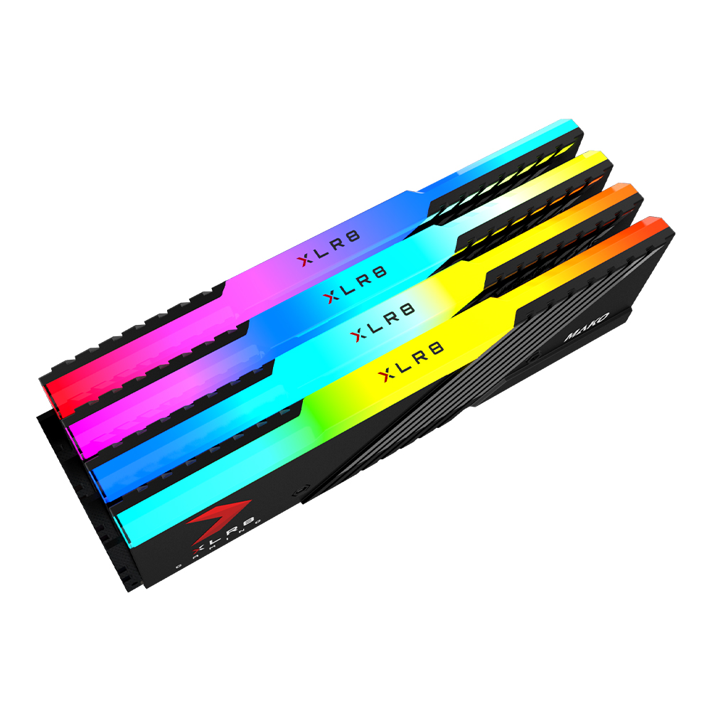 PNY MAKO RGB DDR5 6000 32GB(16Gx2) 桌上型電競記憶體(MD32GK2D5600040MXRGB ...