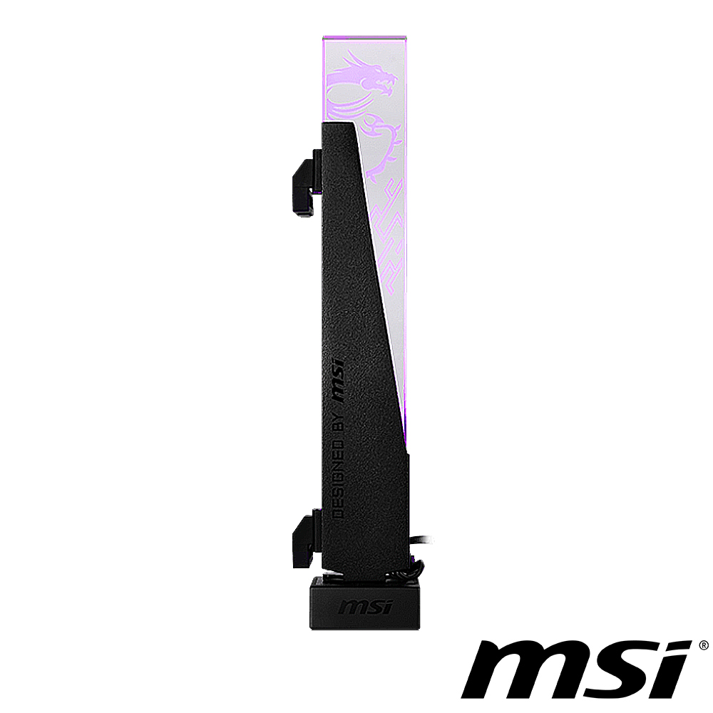 MSI MPG ARGB GRAPHICS CARD STAND 顯示卡支撐架(黑) - PChome 24h購物