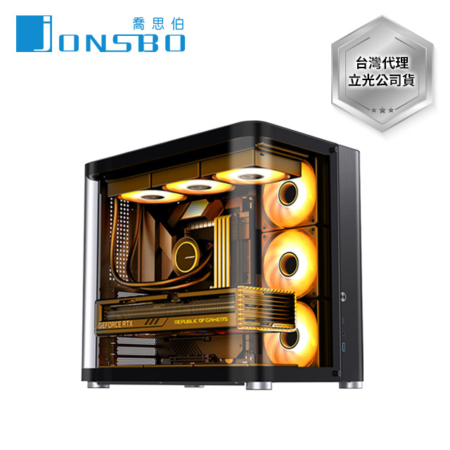 TK2 V2 黑 鋁鎂合金機殼(ATX/支援華碩BTF背插主板/曲面環景玻璃/360水冷/垂直風道) - PChome 24h購物