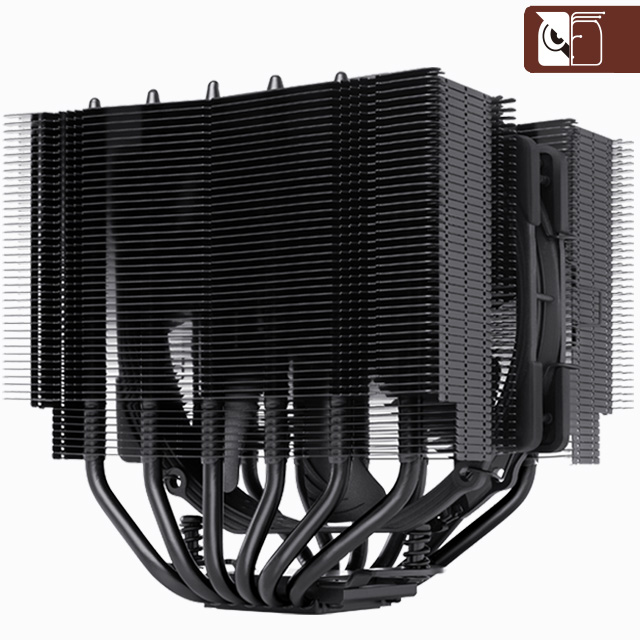 貓頭鷹 Noctua NH-D15S chromax.black 黑化 非對稱雙塔 六導管 靜音 CPU散熱器 - PChome 24h購物