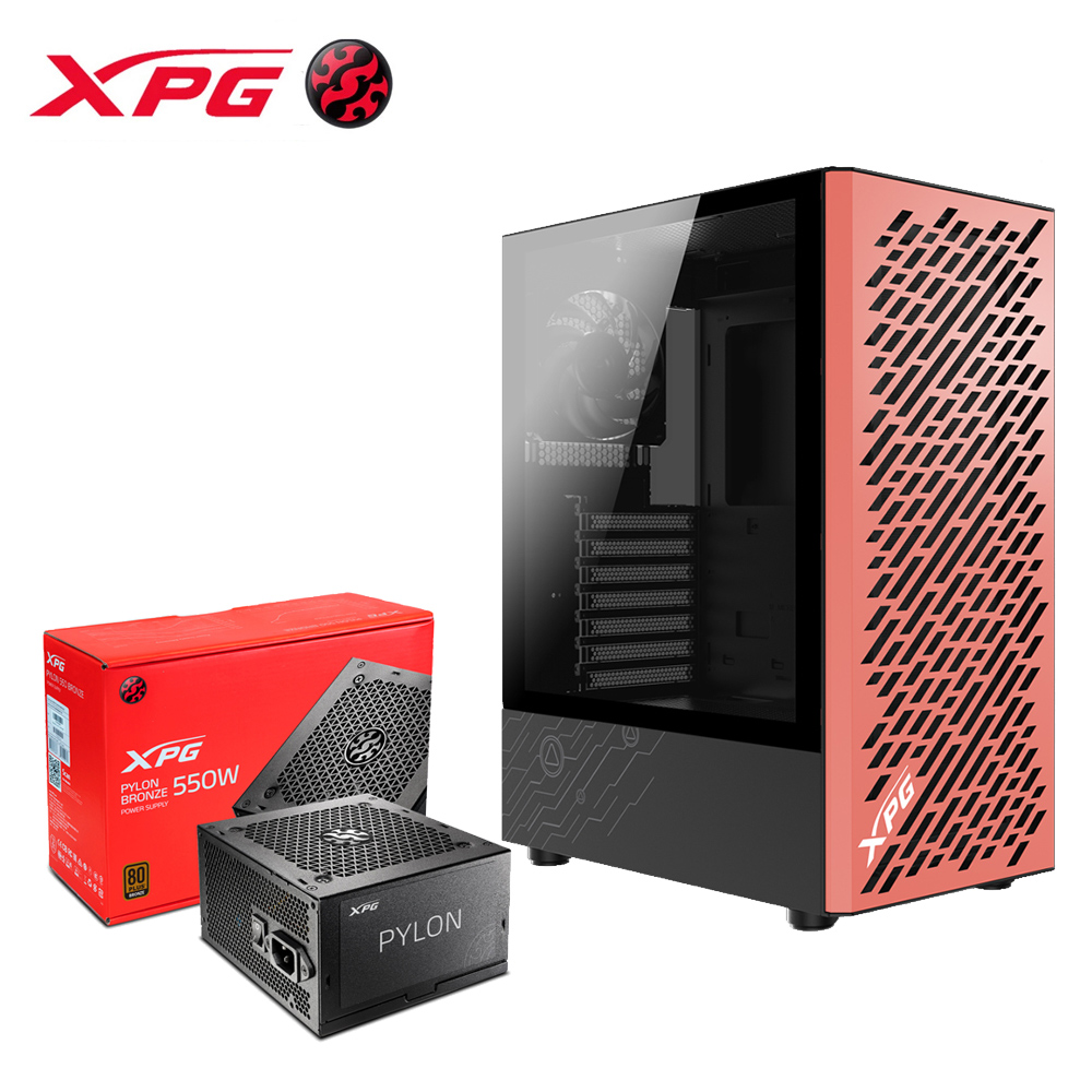 XPG 威剛VALOR AIR MERA EDITION 機殼+CORE PYLON 550W 銅牌電源 - PChome 24h購物