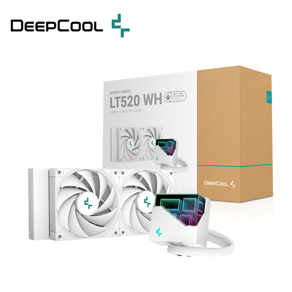 DEEPCOOL 九州風神 LT520 WH 240一體式 水冷 CPU 白色 散熱器 - PChome 24h購物