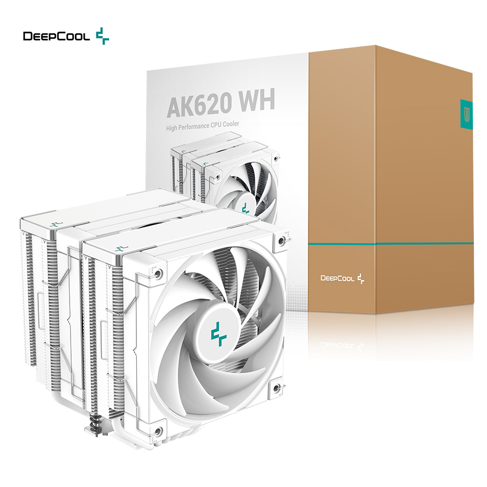 DEEPCOOL 九州風神 AK620 WH CPU散熱器 - PChome 24h購物